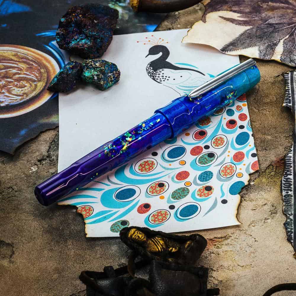 BENU Talisman Peacock Ore Fountain Pen | EndlessPens