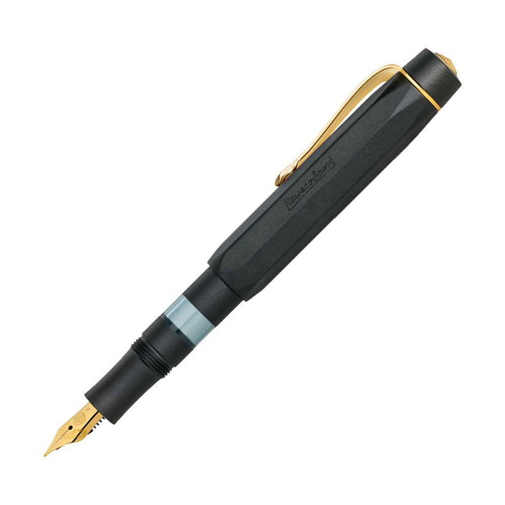 Kaweco Kaweco Sport Piston Fill Solo Black Fountain Pen | EndlessPens