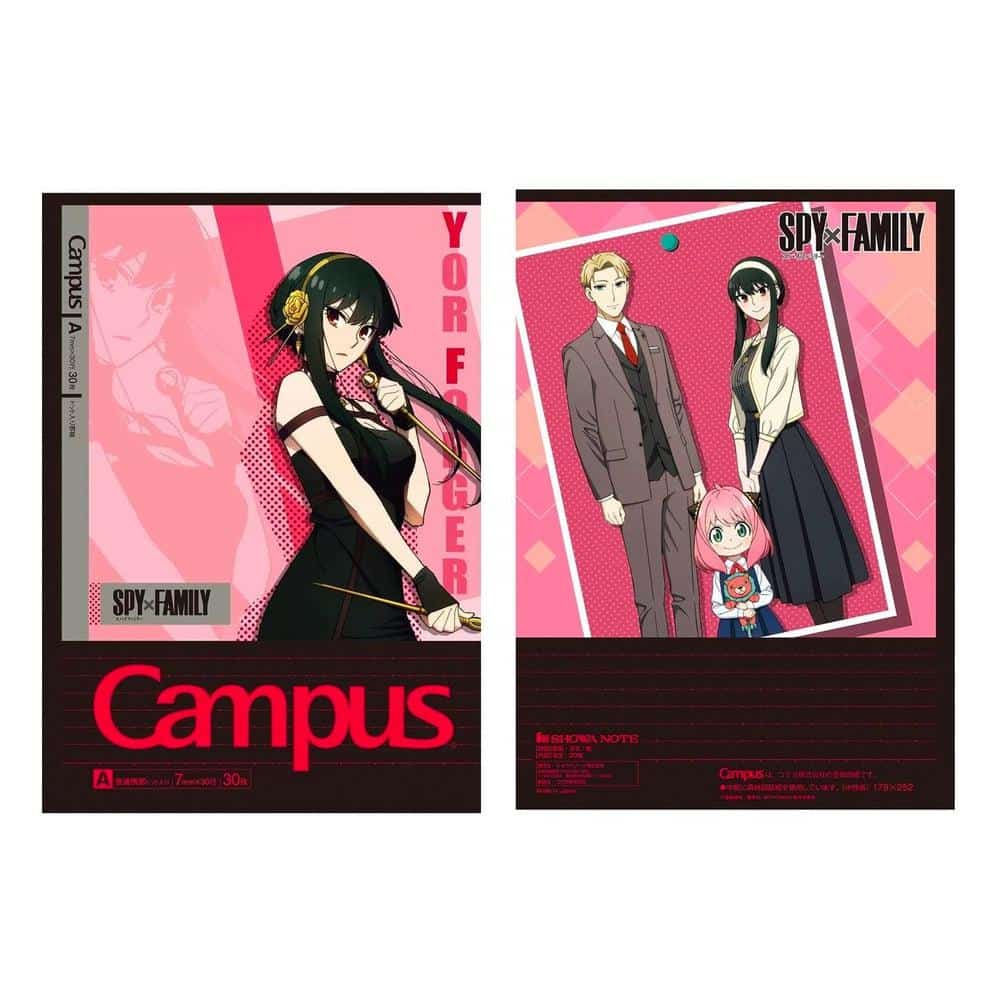 Kokuyo Campus Spy Family 5 Designs Notebook (5-Pack) | EndlessPens