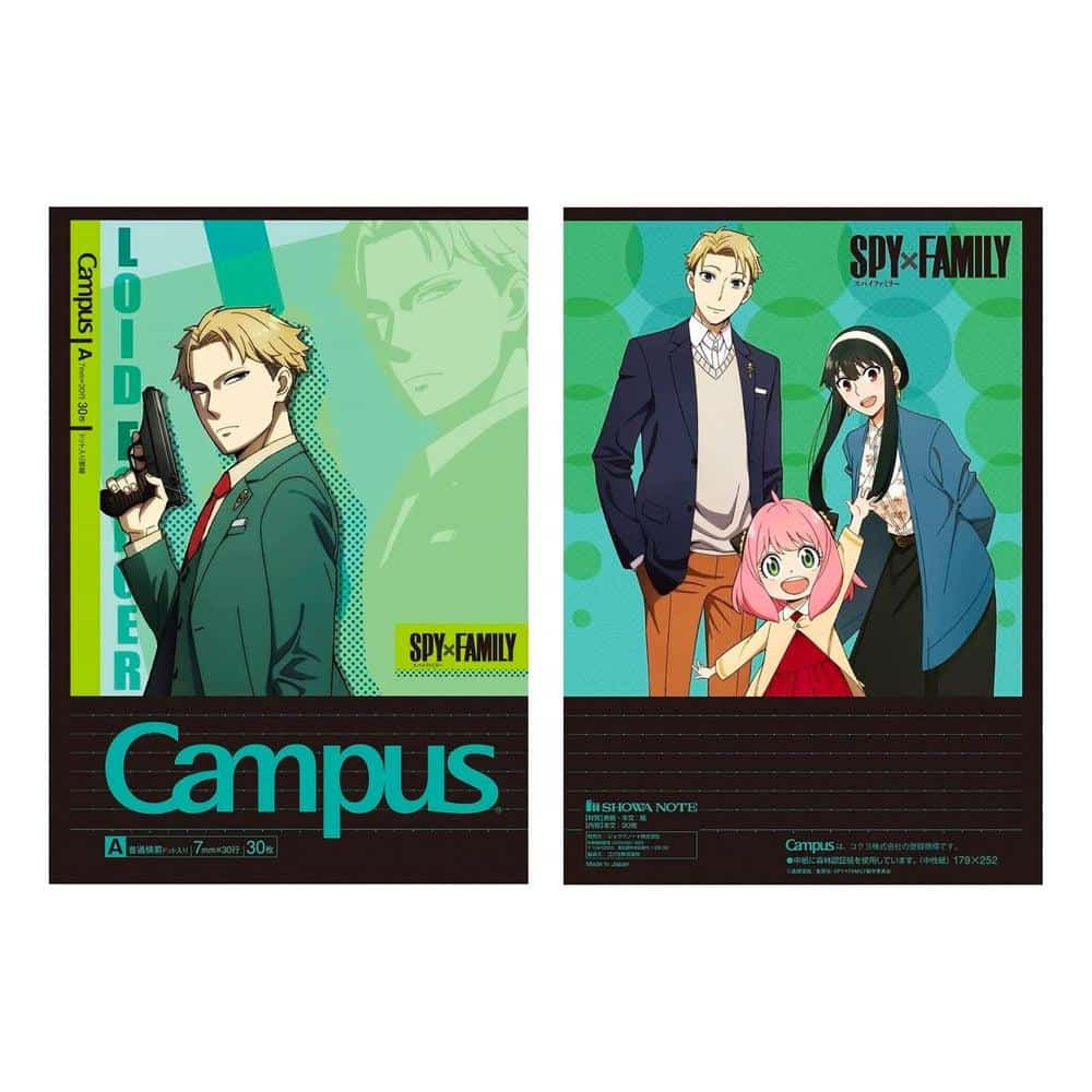 Kokuyo Campus Spy Family 5 Designs Notebook (5-Pack) | EndlessPens
