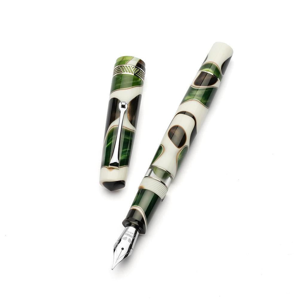 Leonardo Momento Magico Foglia Fountain Pen (Stainless Steel) | EndlessPens