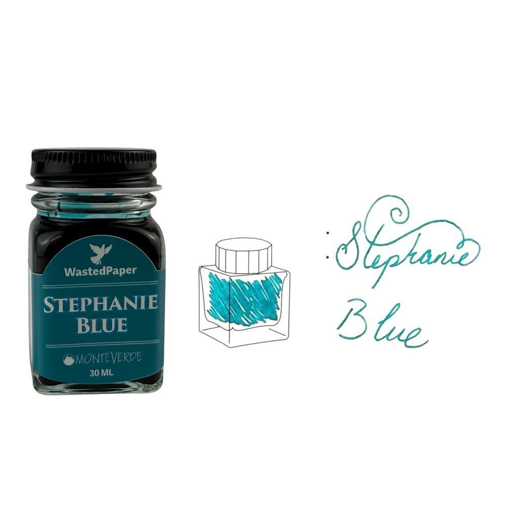 Monteverde × @wastedpaper Stephanie Blue (30ml) | EndlessPens