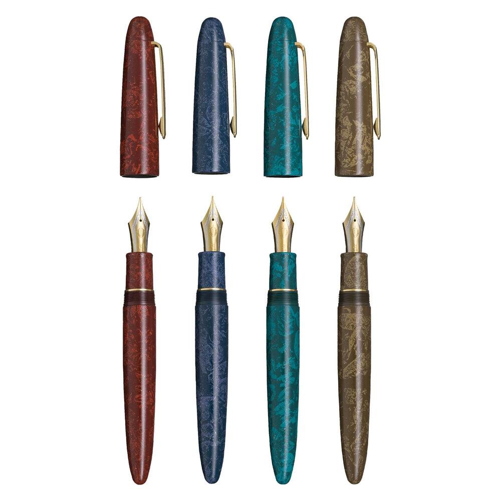 Sailor Fountain Pen - KOP Urushi Iro-Miyabi Second Edition - Miyabi-nu | EndlessPens