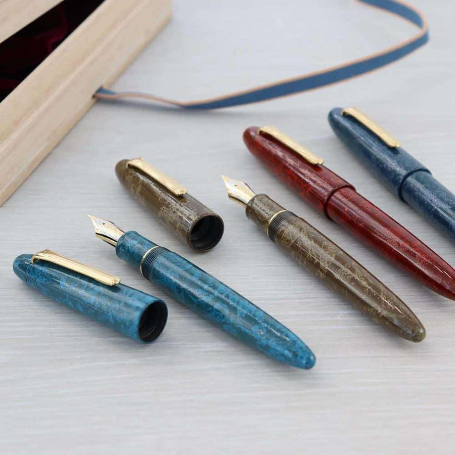 Sailor Fountain Pen - KOP Urushi Iro-Miyabi Second Edition - Miyabi-nu | EndlessPens