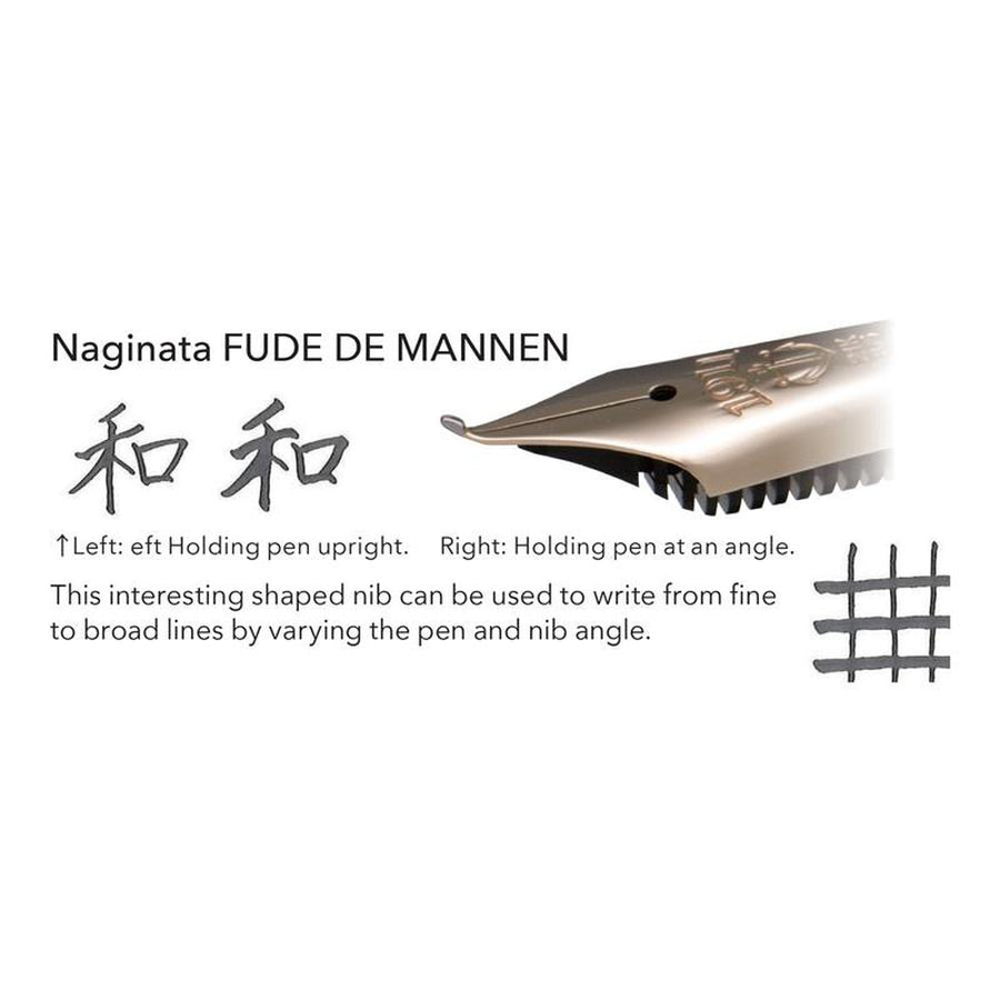 Sailor Fountain Pen - Specialty Nib - Naginata Fude de Mannen (New Des ...