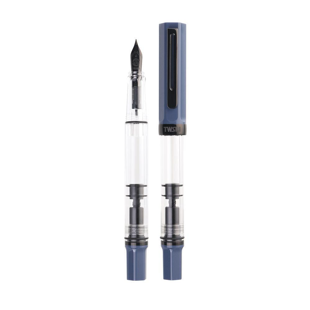 TWSBI Eco Slate Blue with Onyx Fountain Pen | EndlessPens