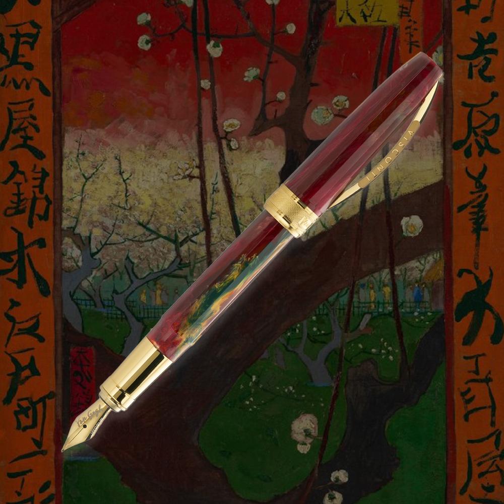 Visconti Van Gogh Flowering Plum Orchard Fountain Pen | EndlessPens