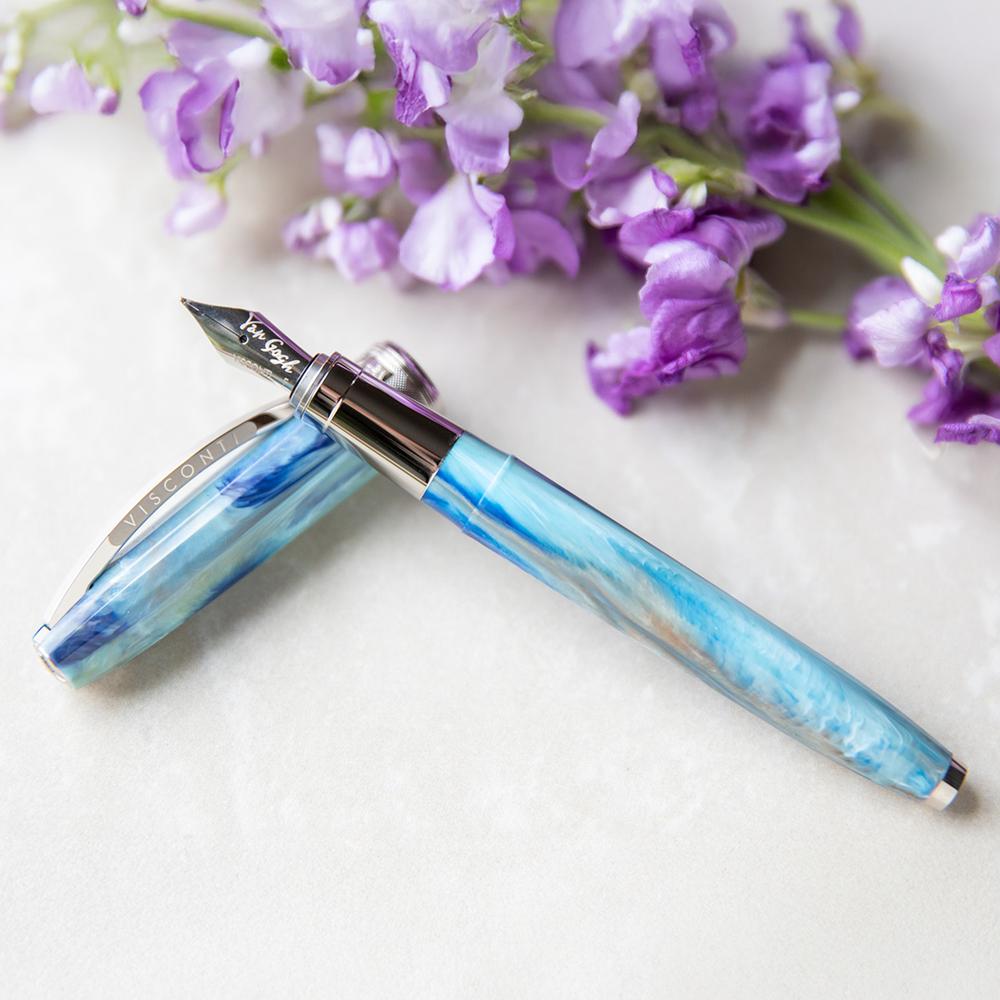 Visconti Van Gogh Self Portrait in Blue Fountain Pen | EndlessPens